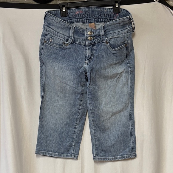 Candie's | Pants & Jumpsuits | Vintage Candies Denim Blue Capris | Poshmark